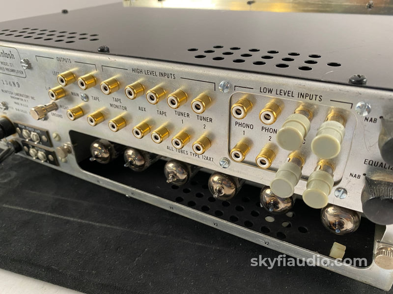 McIntosh C11 Vintage All Tube Preamplifier - Full Restoration – SkyFi Audio