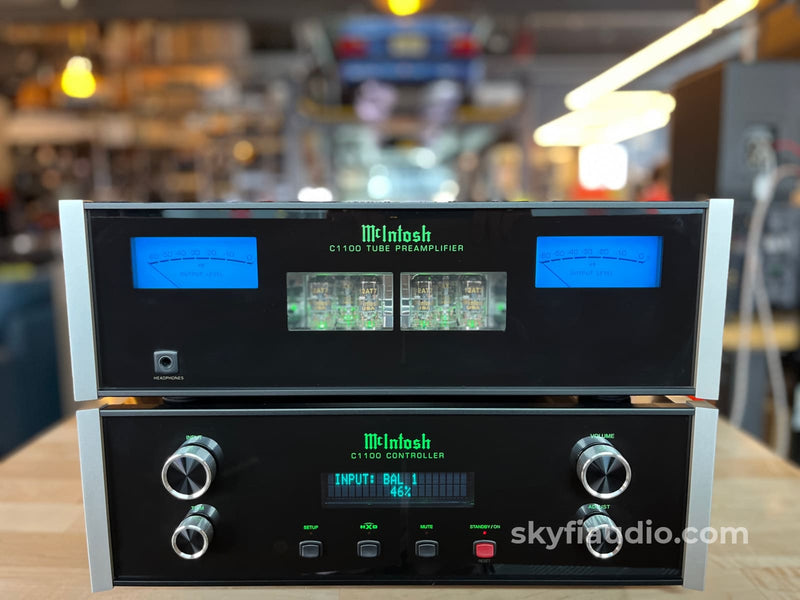 McIntosh C1100 Tube Preamplifier - Flagship Two Chassis - Pre-Loved