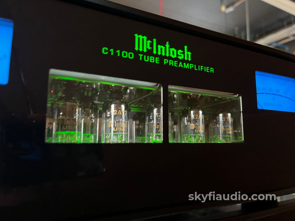 McIntosh C1100 Tube Preamplifier - Flagship Two Chassis - Pre-Loved