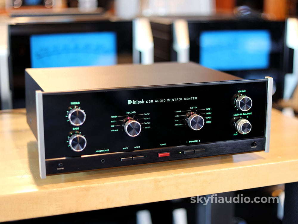 McIntosh C36 Preamplifier w/Phono - Survivor Condition, Narrow Width