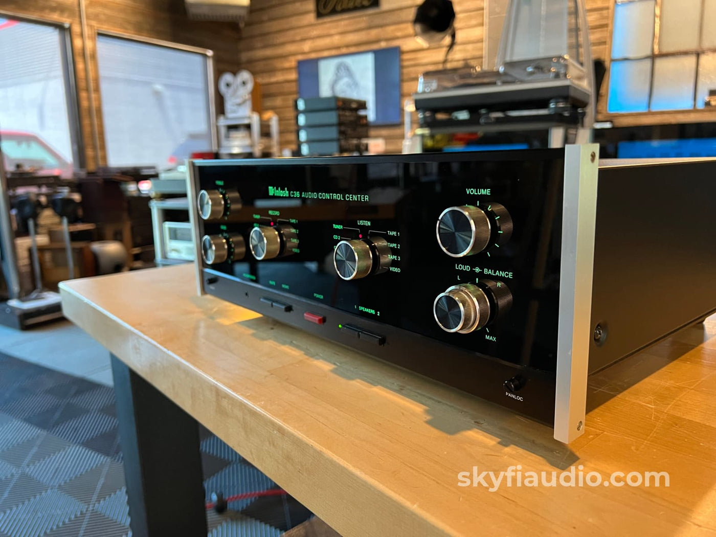 McIntosh C36 Preamplifier w/Phono - Survivor Condition, Narrow Width