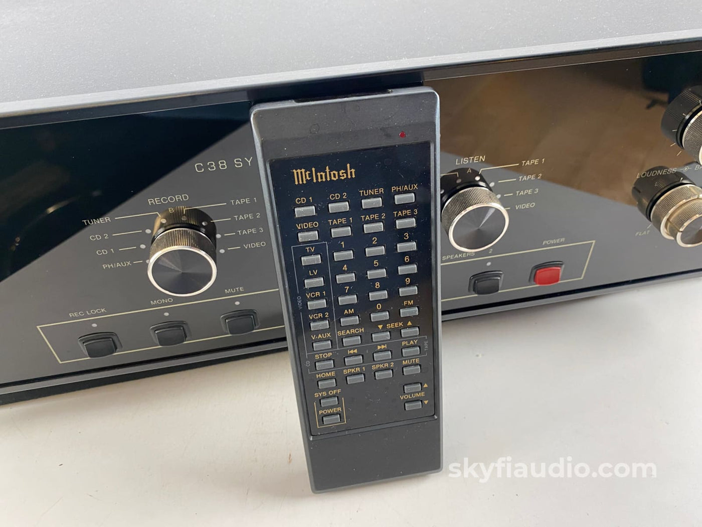McIntosh C38 Preamplifier, Full Featured Including Phono Stage and Bal