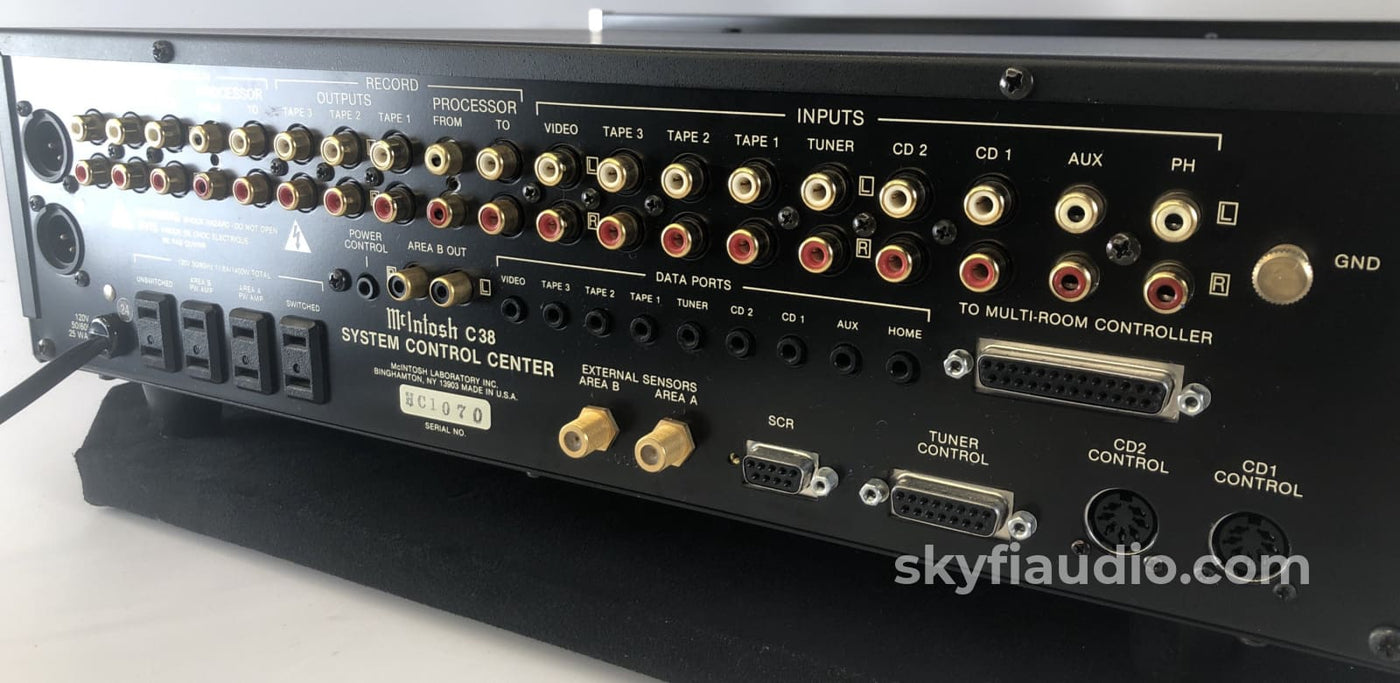 McIntosh C38 Solid State Preamp - Full Featured Including Phono Stage