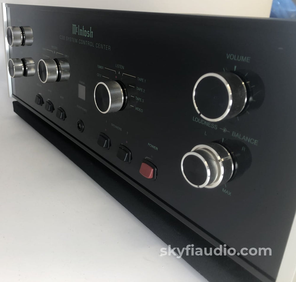 McIntosh C38 Solid State Preamp - Full Featured Including Phono Stage