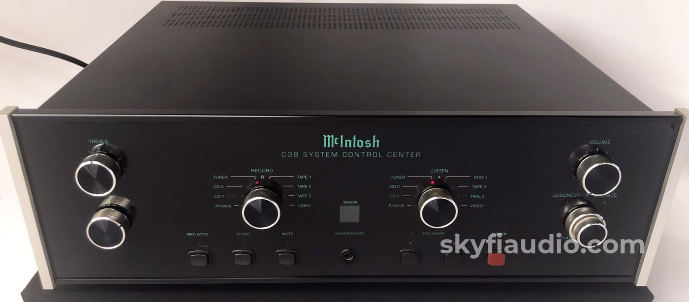 McIntosh C38 Solid State Preamp - Full Featured Including Phono Stage