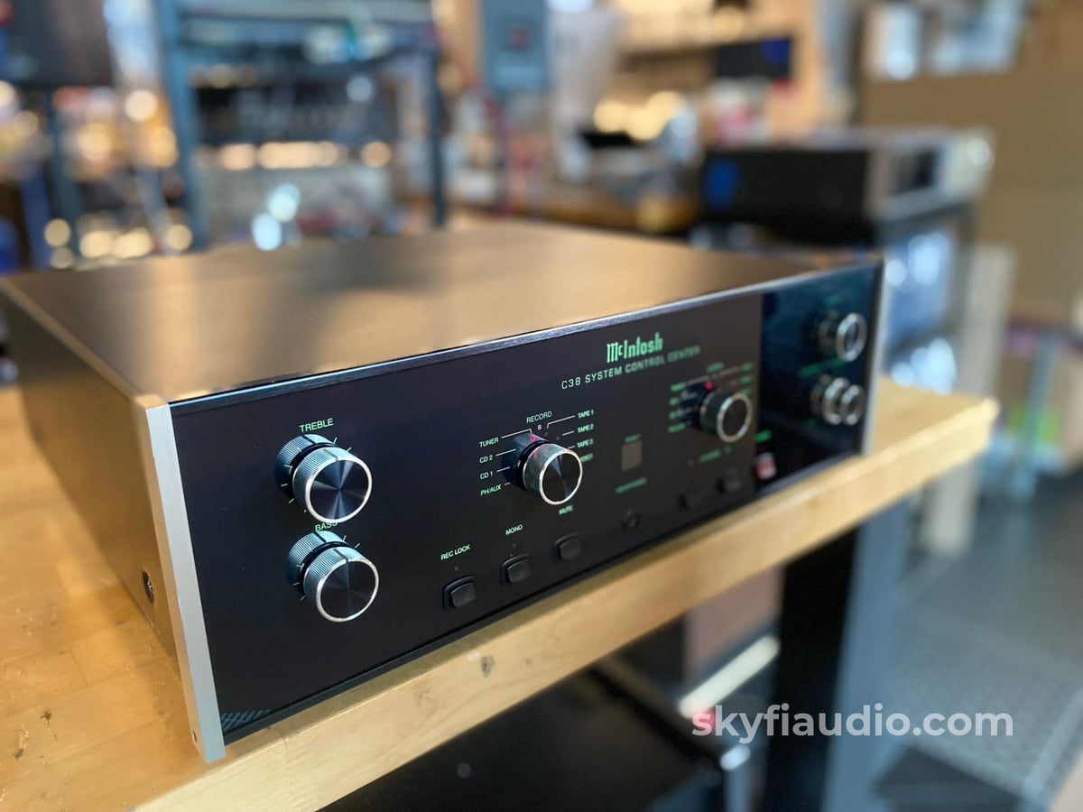 McIntosh C38 Solid State Preamplifier, Full Featured w/Phono Stage