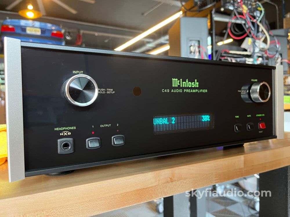 McIntosh C49 Solid State Preamplifier and DAC - Pre-Loved