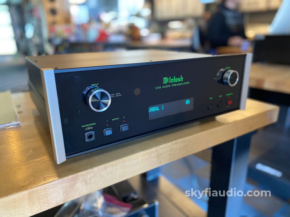 McIntosh C49 Solid State Preamplifier - Lightly Used and Complete