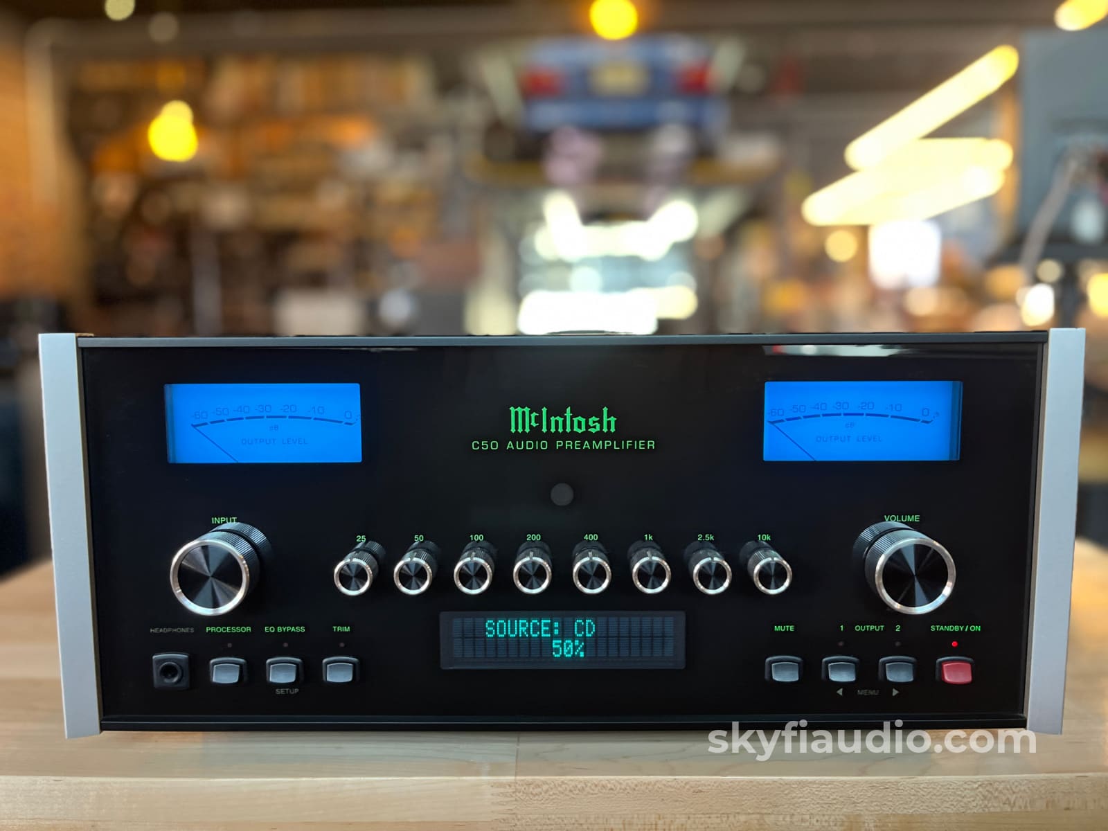 McIntosh C50 Solid State Preamplifier with DAC and 8-Band Equalizer
