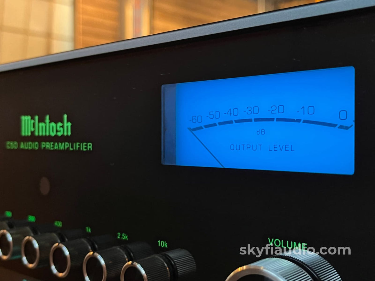 McIntosh C50 Solid State Preamplifier with DAC and 8-Band Equalizer