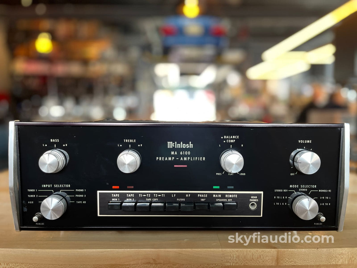 McIntosh MA6100 Integrated Amplifier - Serviced / Single Owner