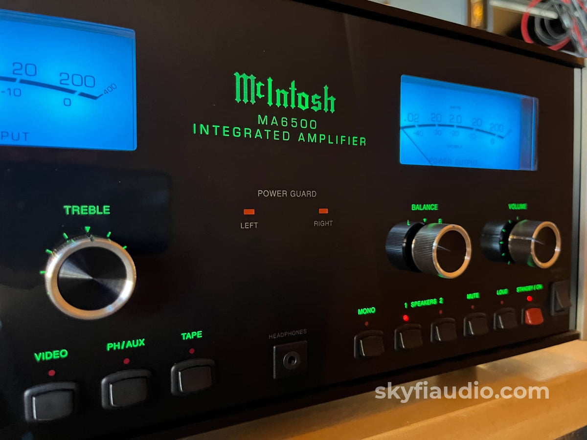 McIntosh MA6500 All-Analog Integrated Amplifier with Upgraded LED VU M
