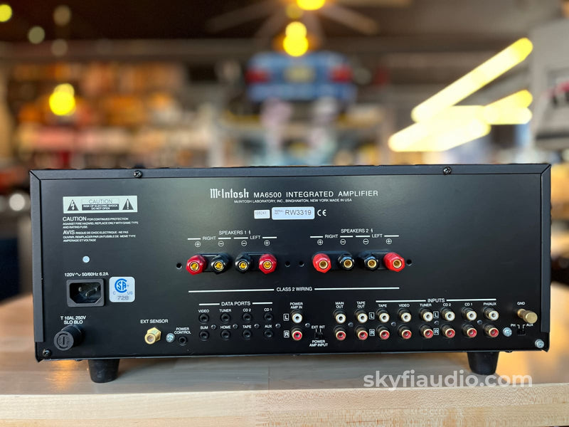 McIntosh MA6500 All-Analog Integrated Amplifier with Upgraded LED VU M