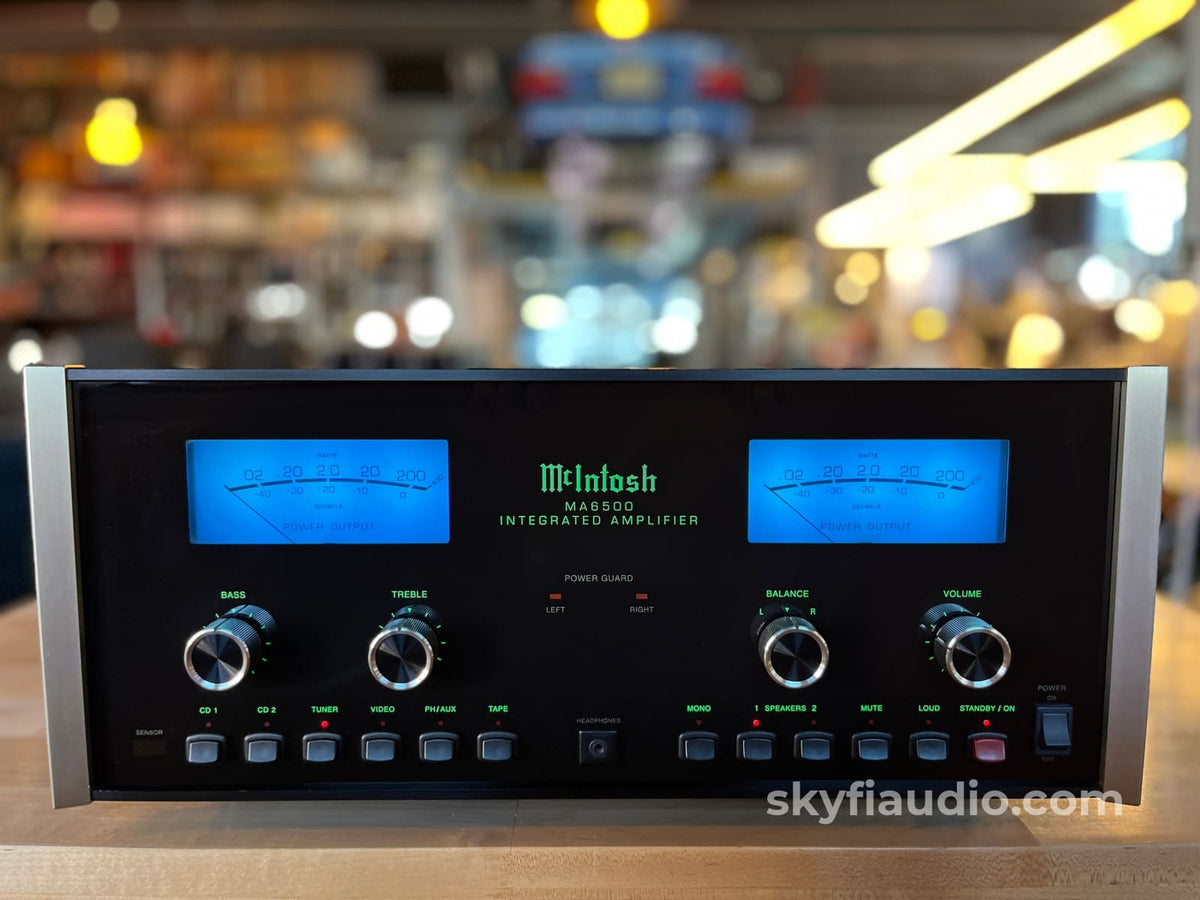 McIntosh MA6500 All-Analog Integrated Amplifier with Upgraded LED VU M