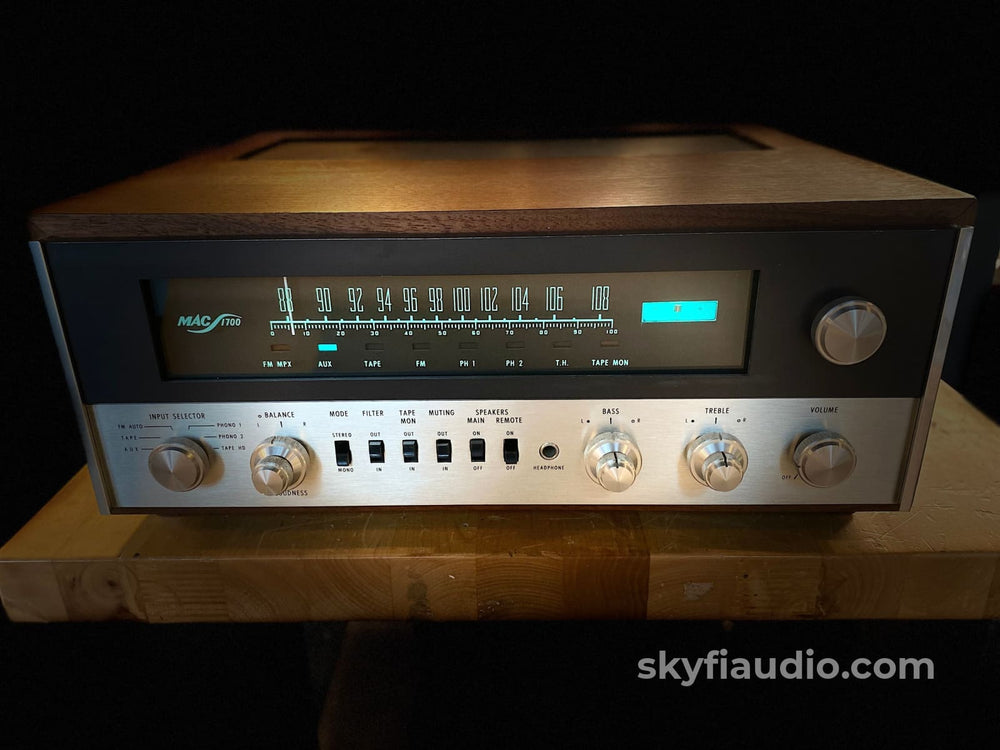 McIntosh MAC1700 Vintage Tube/Transistor Receiver - Serviced