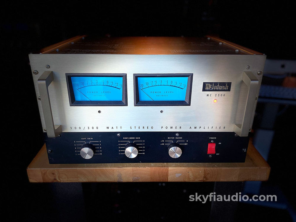 McIntosh MC2300 Solid State Amplifier - Restored and Upgraded
