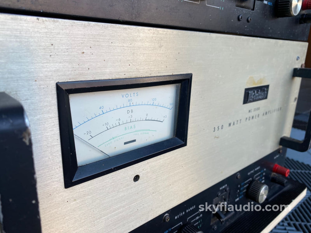 McIntosh MC3500 Legendary Vintage Tube Mono Amplifiers - Unmolested