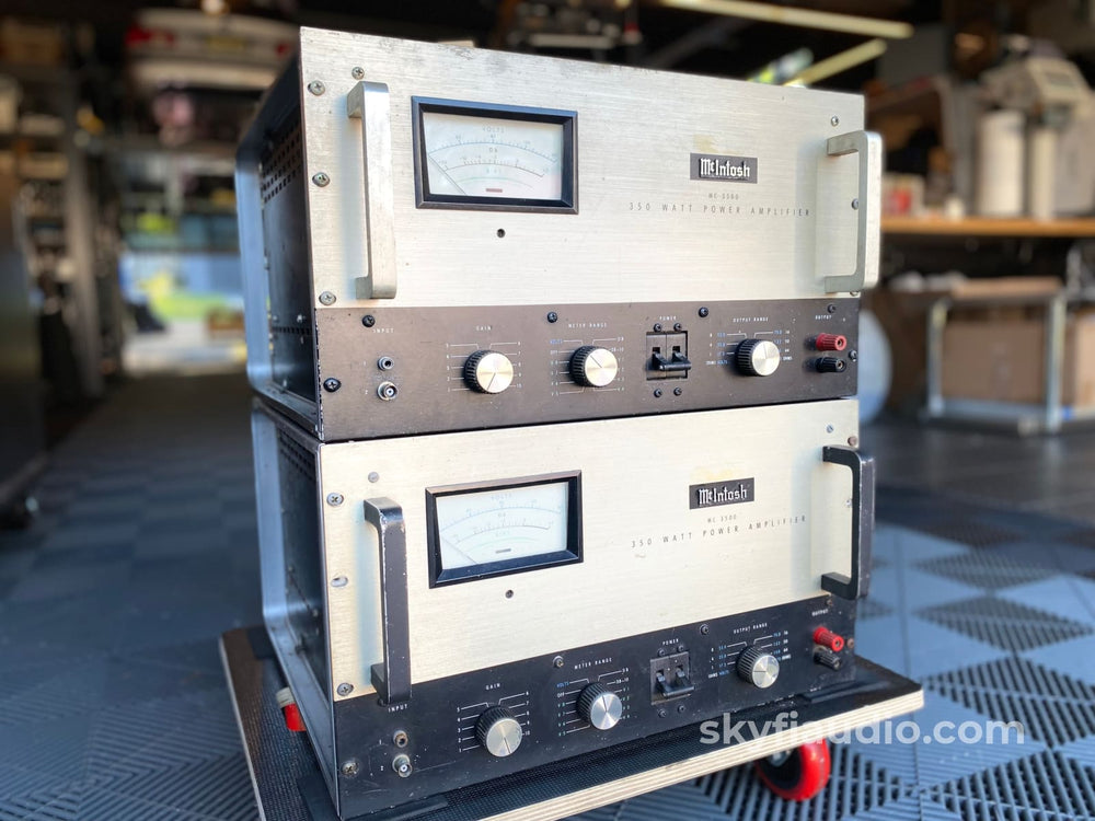 McIntosh MC3500 Legendary Vintage Tube Mono Amplifiers - Unmolested