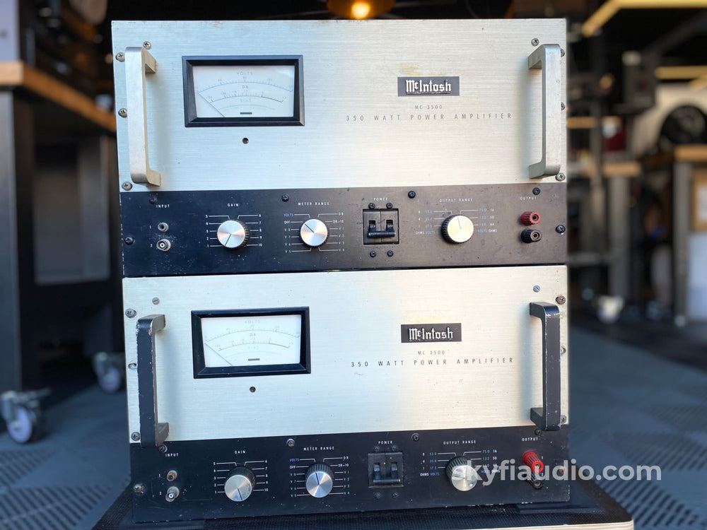 McIntosh MC3500 Legendary Vintage Tube Mono Amplifiers - Unmolested