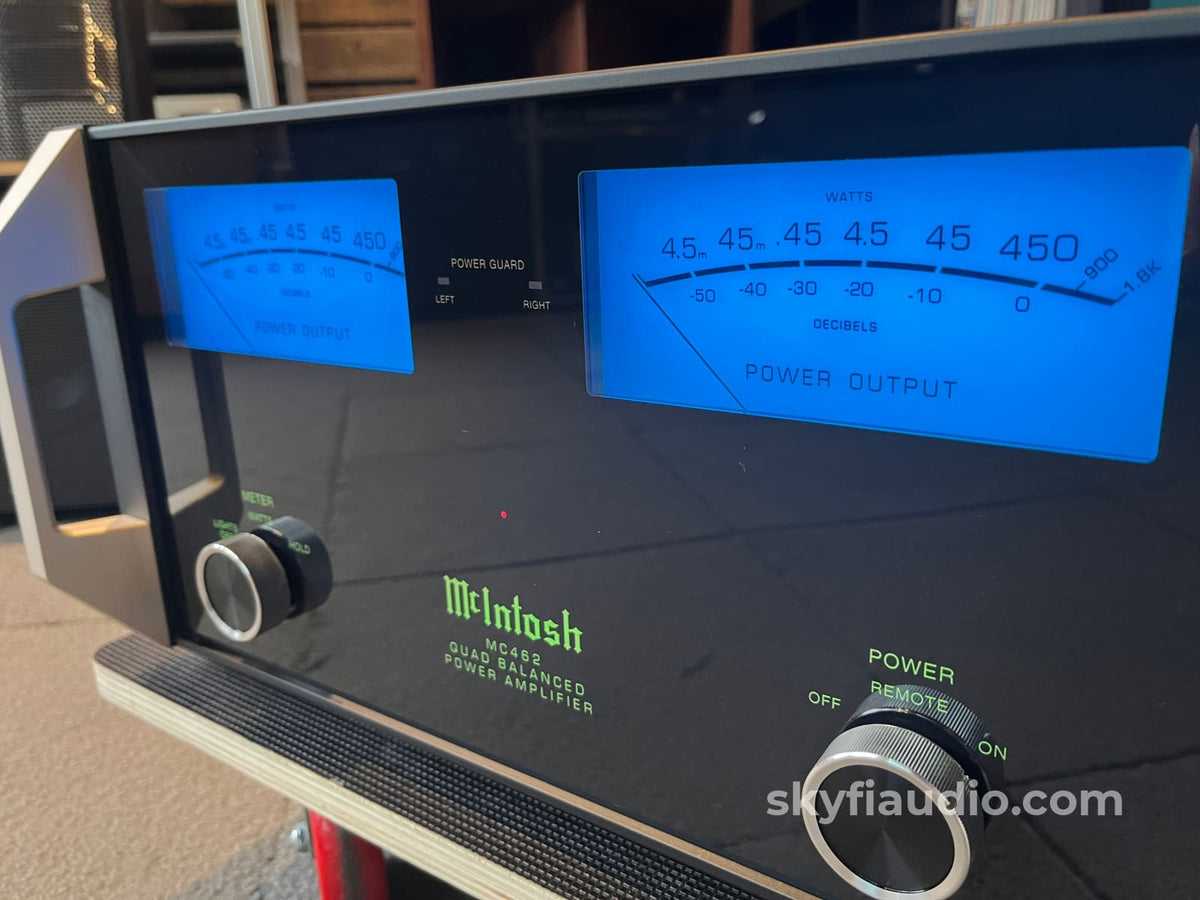 McIntosh MC462 Solid State Amplifier - Quad Balanced - Pre-Loved