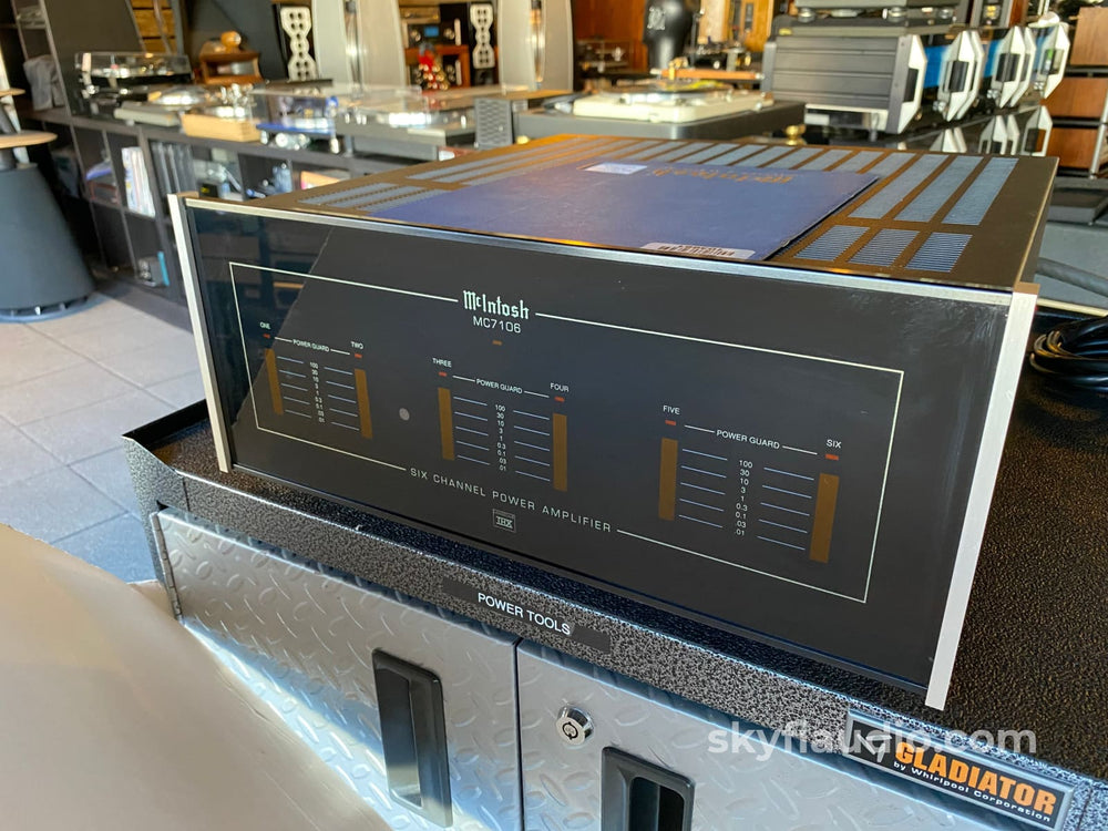 McIntosh MC7106, 6 Channel Solid State Amp w/LED VU Meters, Lucasfilm
