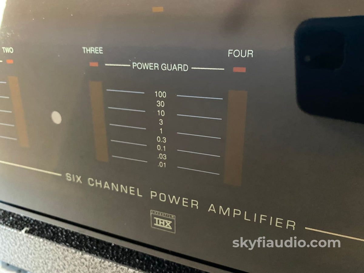 McIntosh MC7106, 6 Channel Solid State Amp w/LED VU Meters, Lucasfilm