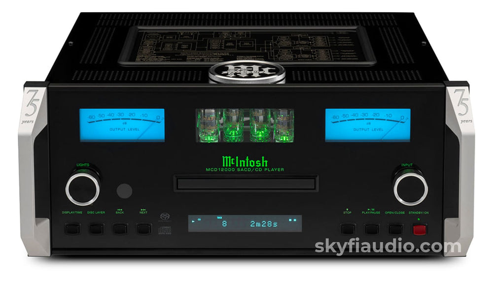 McIntosh MCD12000 75th Anniversary Hybrid Drive SACD/CD Player and Ref