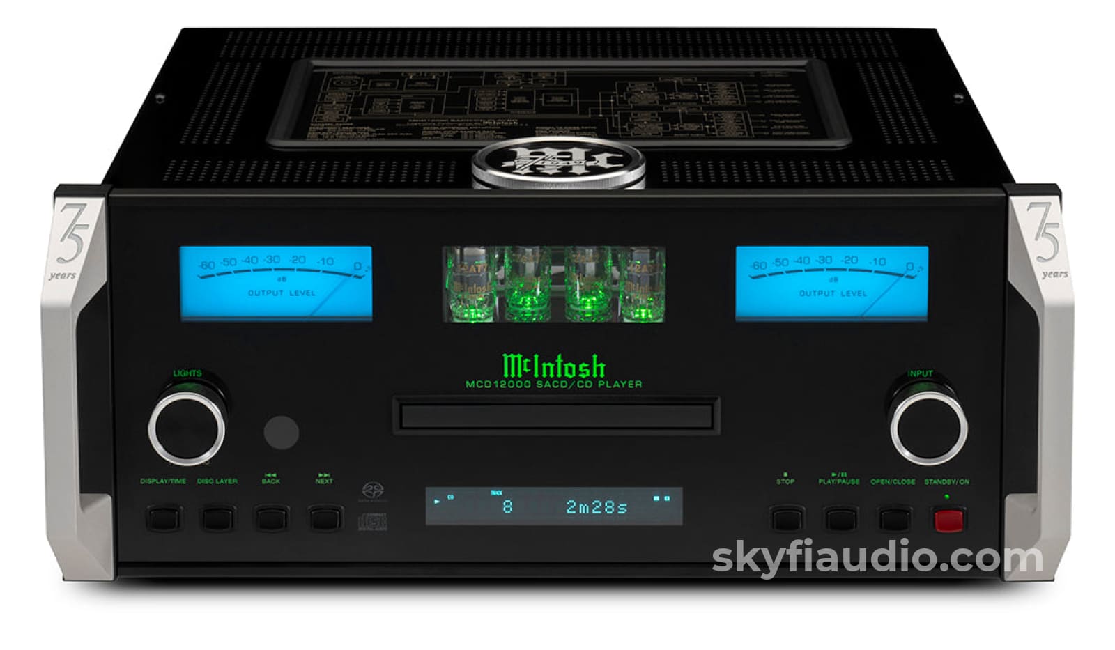 McIntosh MCD12000 75th Anniversary Hybrid Drive SACD/CD Player and Ref