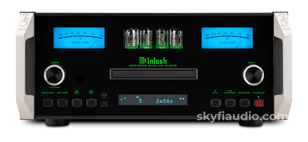 McIntosh MCD12000 75th Anniversary Hybrid Drive SACD/CD Player and Ref