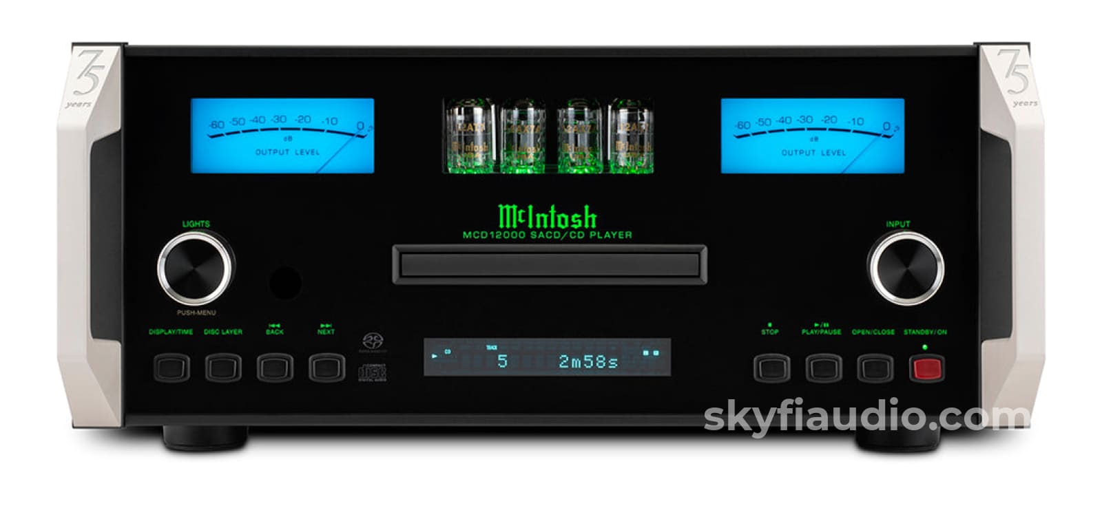 McIntosh MCD12000 75th Anniversary Hybrid Drive SACD/CD Player and Ref