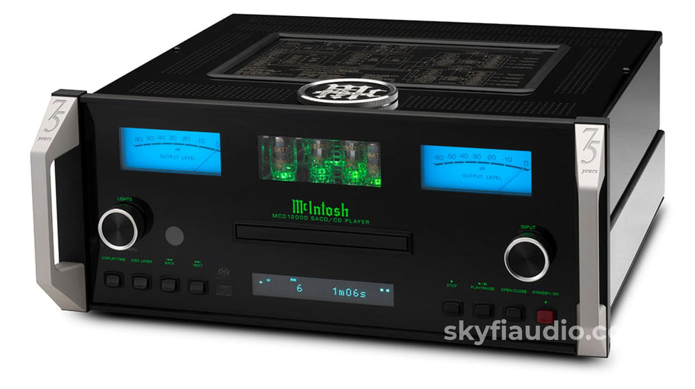 McIntosh MCD12000 75th Anniversary Hybrid Drive SACD/CD Player and Ref