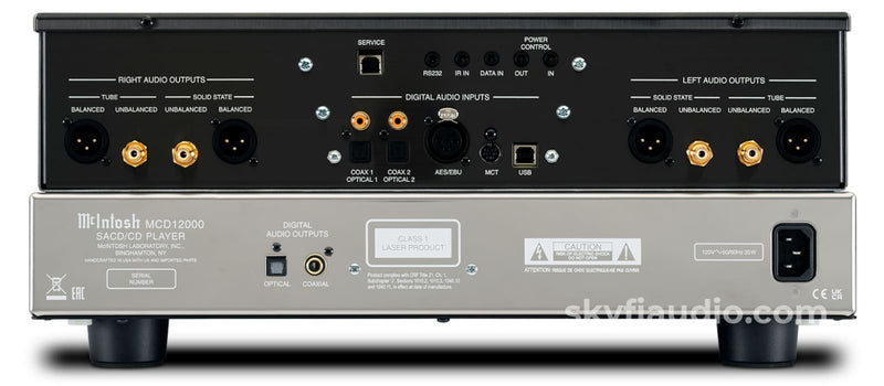 McIntosh MCD12000 Hybrid Drive SACD/CD Player and Reference DAC - NEW