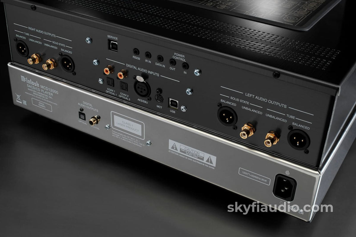 McIntosh MCD12000 Hybrid Drive SACD/CD Player and Reference DAC - NEW