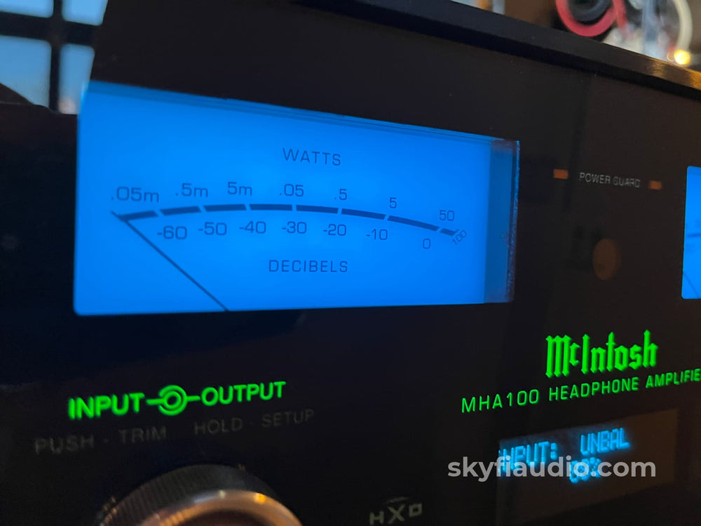 McIntosh MHA100 Integrated Amplifier - Headphones Or Speakers
