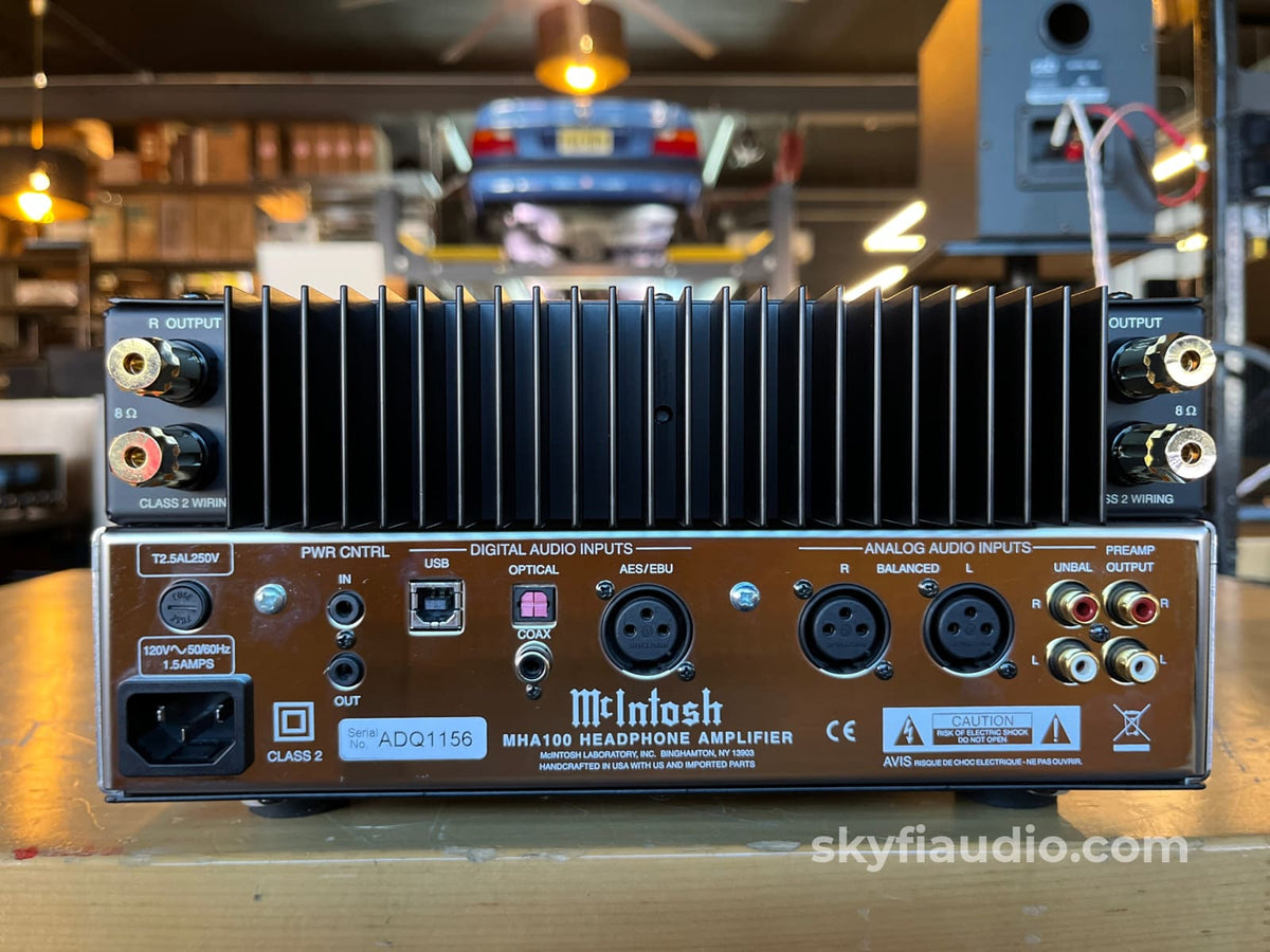 McIntosh MHA100 Integrated Amplifier - Headphones Or Speakers