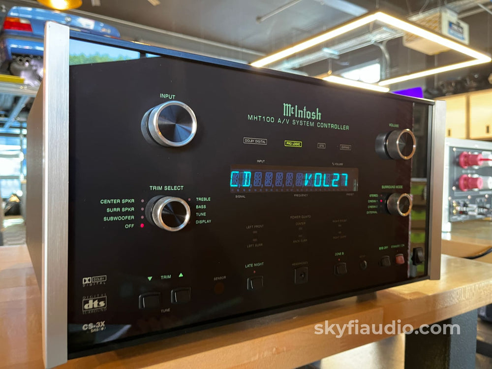 McIntosh MHT100 Home Theater Receiver - Serviced with New Glass and Po