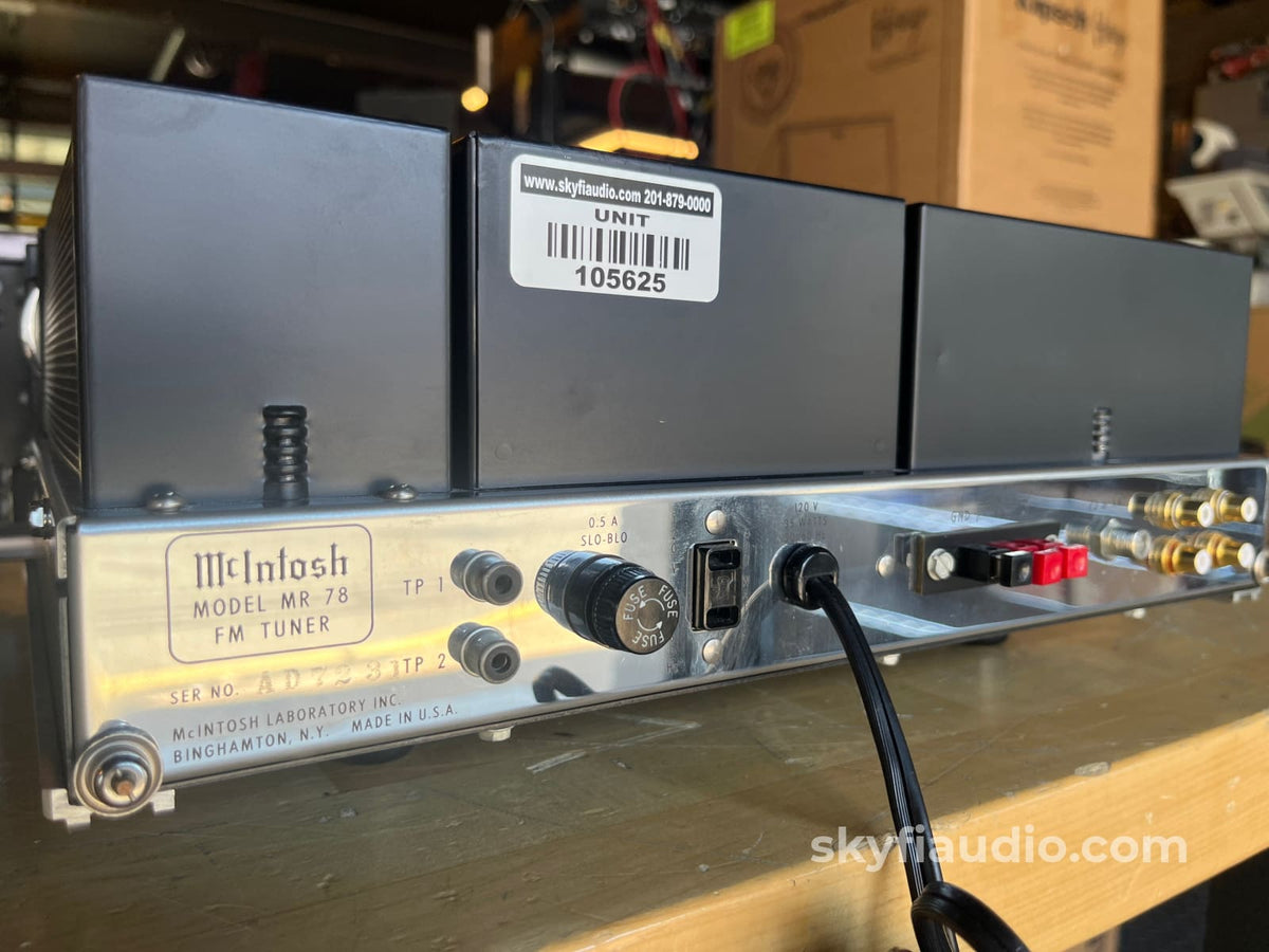 McIntosh MR78 Analog Tuner- Modefferi Modified - The Best from McIntos