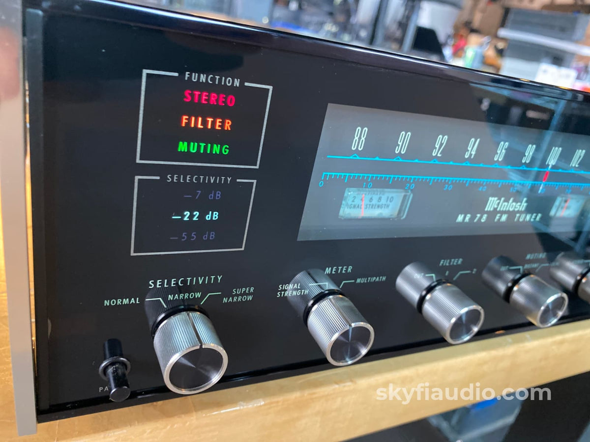 McIntosh MR78 Analog Tuner - The Best from McIntosh - Back in Stock!