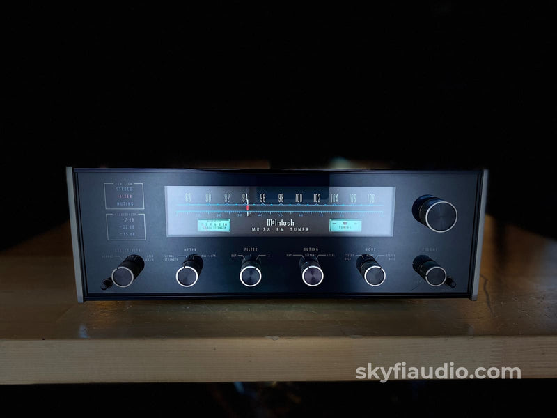 McIntosh MR78 Analog Tuner - The Best from McIntosh - Back in Stock!