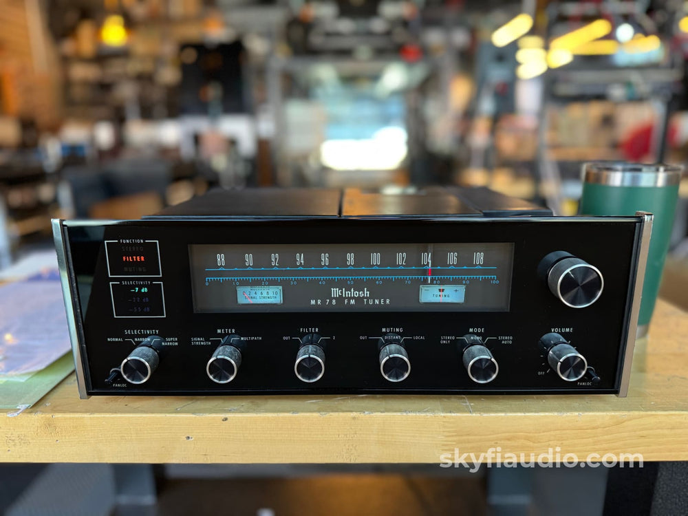 McIntosh MR78 Analog Tuner - The Best From McIntosh - Richard Modaffer