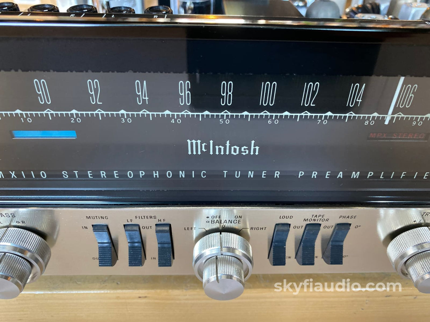 McIntosh MX110 Vintage Tube Preamp/Tuner with Phono, SkyFi Upgraded an