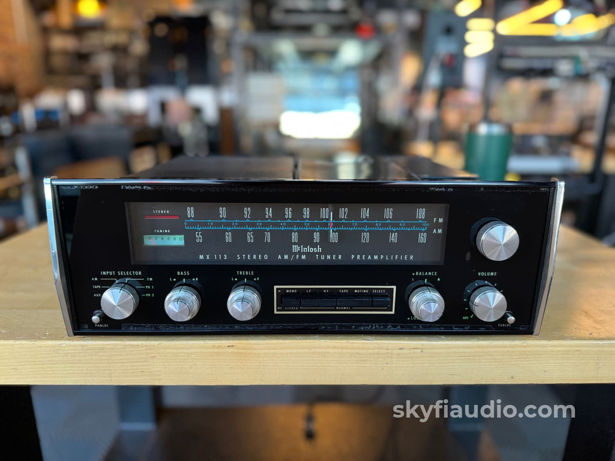 McIntosh MX113 Tuner Preamplifier - SkyFi Serviced