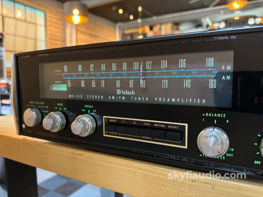 McIntosh MX113 Tuner Preamplifier - SkyFi Serviced