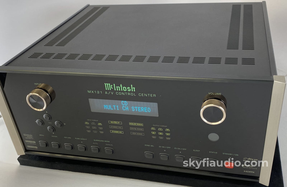 McIntosh MX121 Home Theater Processor w/Dolby True HD and DTS-HD - Plu