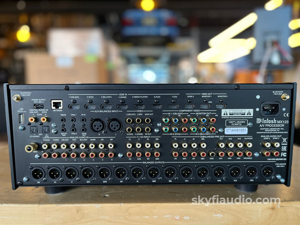 McIntosh MX123 A/V Processor w/4K Ultra HD, HDR10, Dolby Vision & Atmo