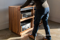 McIntosh Solid Wood Audio Rack 2x2 by Symbol Audio