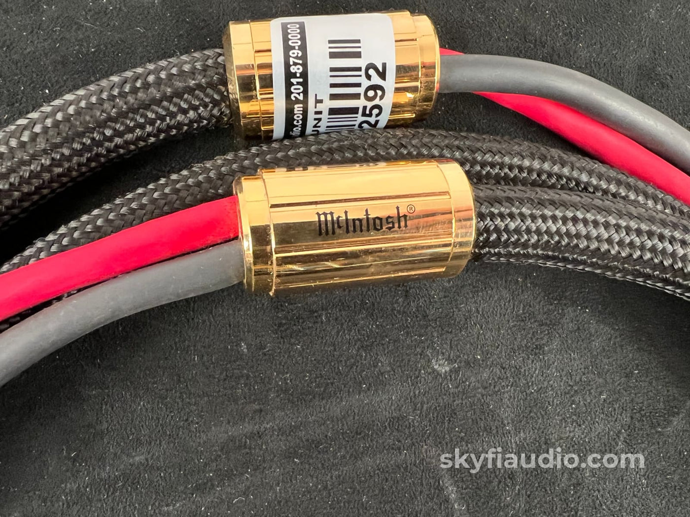 McIntosh Speaker Cable (Single) w/Spades - 2m - In Store Only