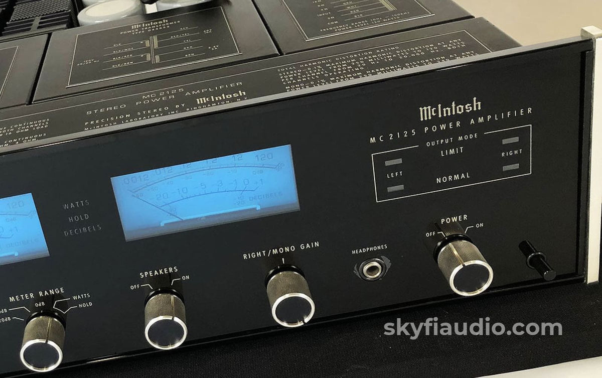 McIntosh Vintage Solid State Amplifier MC2125