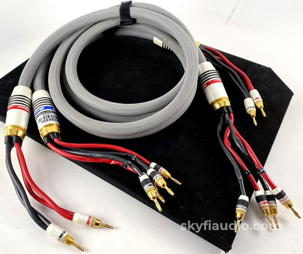 Monster Cable M Series M2.4s Bi-Wire Speaker Cable, 9 Feet, Vintage Go