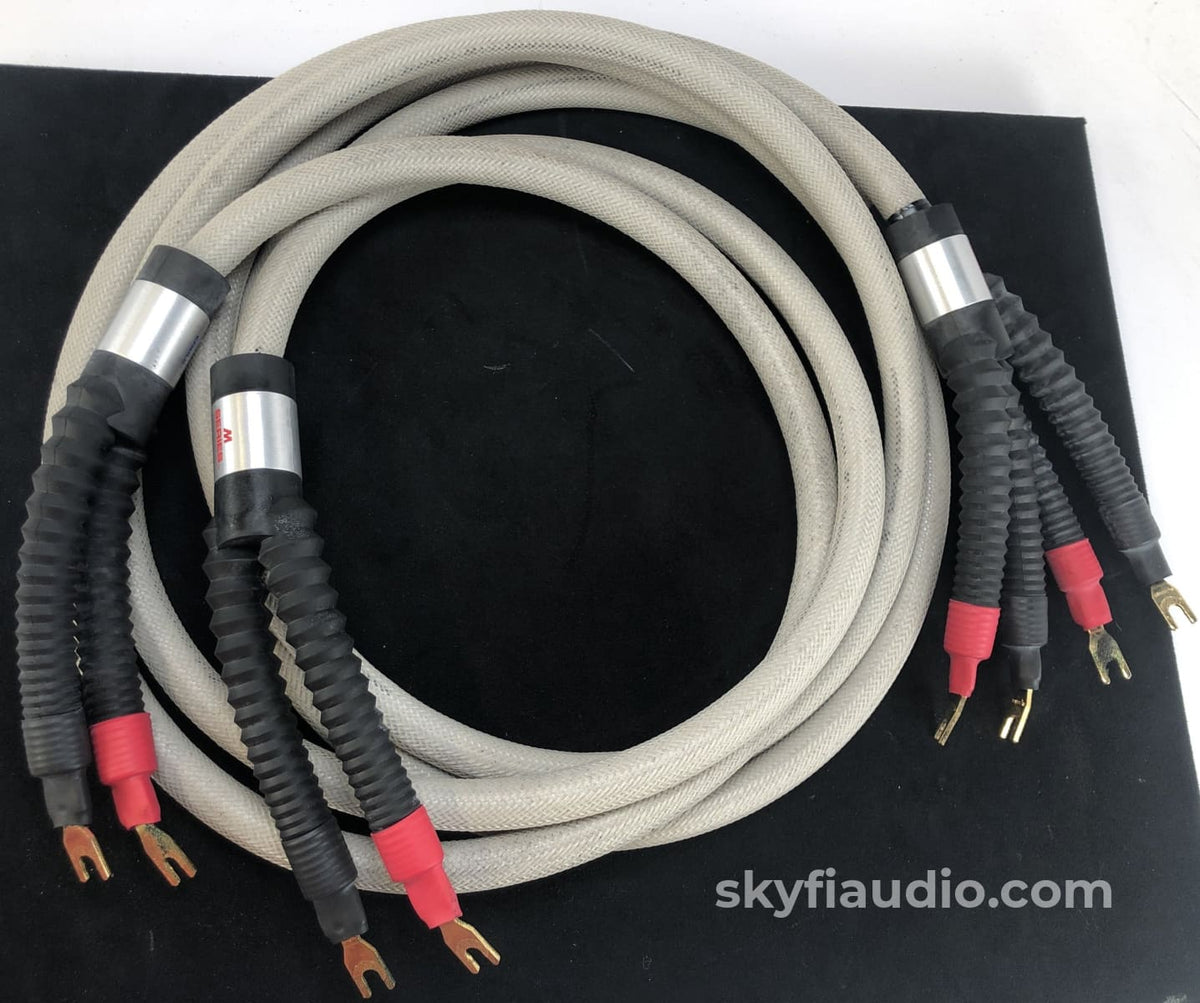 Monster M Series Speaker Cables With Spades - 8 Feet *New Price